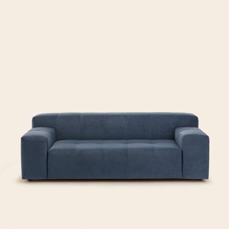 Madura Canap&eacute; Uberto Opal bleu de gris - BLEU