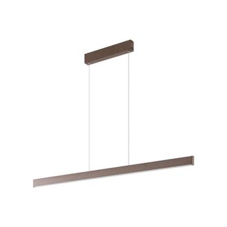 Lucande LED Smart Home Pendelleuchte Mylosh dimmbar mit Fernbedienung (Modern) in Braun aus Aluminium u.a. f&uuml;r Wohnzimmer & Esszimmer (1 flammig,) - Deckenlam