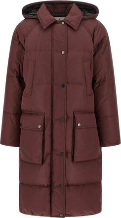 Brunello Cucinelli Femme, Manteaux, Rouge, Taille: 36 FR Veste matelass&eacute;e en taffetas d&eacute;perlant