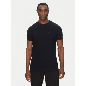 John Richmond T-Shirt UMP25113TS Dunkelblau Regular Fit