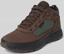 Timberland Schn&uuml;rschuhe aus Leder-Mix