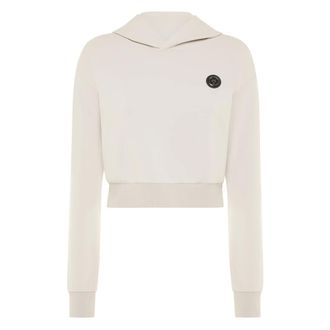 Plein Sport Femme, Sweatshirts et sweats &agrave; capuche, Gris, Taille: 38 FR SweaT-shirt &agrave; Capuche Court