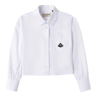 Roy Rogers Femme, Blouses et Chemises, Blanc, Taille: 44 FR Camicia ML