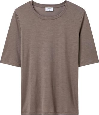Filippa K Femme, Tops, Beige, Taille: 44 FR T-Chemises
