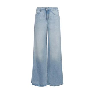 Dondup Femme, Jeans, Bleu, Taille: W27 Jeans wide leg Marlen