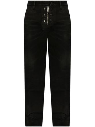 Dsquared2 jean à patch logo - Noir