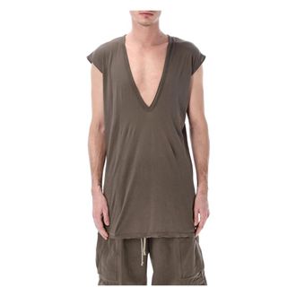 Rick Owens Dylan T - - Tops - Herren - Braun - S