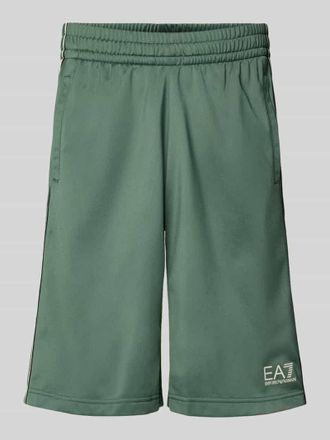 Emporio Armani Shorts mit Logo und Eingrifftaschen