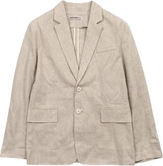 Patrizia Pepe Femme, Vestes, Beige, Taille: 40 FR Veste &agrave; Col Pointe