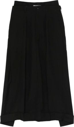 Junya Watanabe Femme, Jupes, Noir, Taille: 42 FR Jupe Midi Pliss&eacute;e
