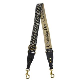 Dior Pre-owned Oblique Embroidered Shoulder Strap - - Pre-owned - Damen - Blau - ONE SIZE