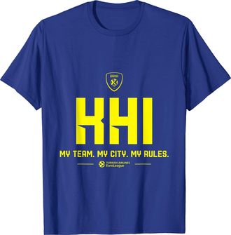 EuroLeague Teams - Khimki Moscow Region (blue) T-Shirt