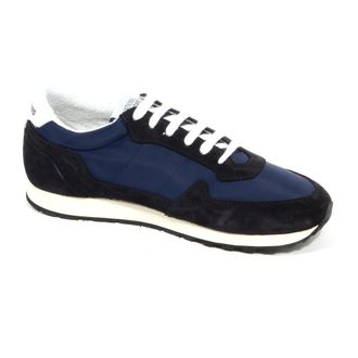 National Standard Navy Wei&szlig;e Wildleder/Stoff Schuhe - - Shoes - Herren - Blau - 42 EU