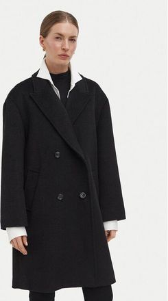Liu Jo Wollmantel WF6299 T722A Schwarz Regular Fit