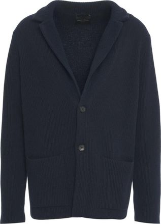 Roberto Collina Herren, Strickwaren, Blau, XLGr&ouml;&szlig;e