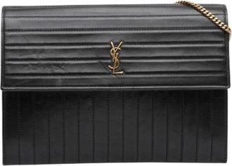 Saint Laurent Pre-owned Victoire Shoulder Bag - Femme - Pre-owned - Noir - Taille: ONE Size