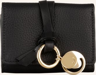 Chloé Geldbörse Alphabet schwarz