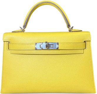 Hermès mini sac à main Kelly 20 (2022) - Jaune