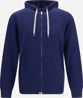 Brunello Cucinelli Cashmere zip up Hoodie Male S