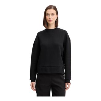 Patrizia Pepe Damen, Sweatshirts & Hoodies, Schwarzk, XSGr&ouml;&szlig;e