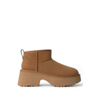 UGG Classic Ultra Mini New Heights Boots Chestnut - - Shoes - Damen - Braun - 38 EU