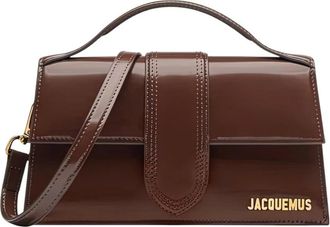 Jacquemus Femme, Sacs, Brun, Taille: ONE Size Sac structur&eacute; en cuir verni