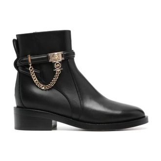 Michael Kors Schwarze flache Stiefeletten - - Shoes - Damen - Schwarzk - 38 EU