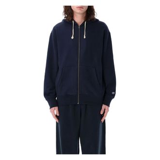 Champion Homme, Sweatshirts et sweats &agrave; capuche, Bleu, Taille: M Sweat &agrave; Capuche Zipp&eacute;