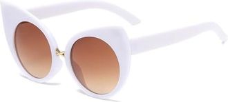 Generic Lunettes De Soleil For Femmes, For Les D&eacute;placements En Plein Air, Vacances, La Conduite, F&ecirc;tes(White)
