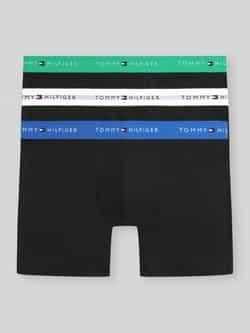 Tommy Hilfiger Regular Fit Trunks aus Baumwoll-Mix im 3er-Pack