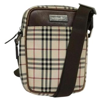Burberry Pre-owned Toile sacs-ports-paule - Femme - Pre-owned - Beige - Taille: ONE Size