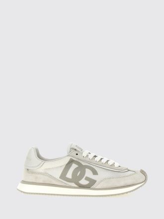 Dolce & Gabbana Baskets basses DG Cushion en cuir et mesh