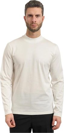 HUGO BOSS Homme, Tops, Blanc, Taille: XL T-shirt &agrave; manches longues