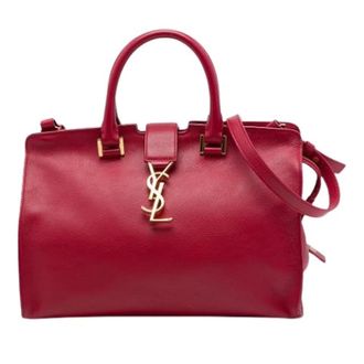 Saint Laurent Pre-owned Downtown Cabas - Femme - Pre-owned - Rouge - Taille: ONE Size