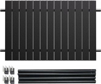 Generico Klappbarer Campingtisch: Tragbarer Metalltisch, Reise-Brett, zusammenklappbare Oberfläche für Grill, Picknick, Gartengebrauch, Camping