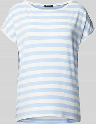 More & More T-Shirt mit U-Boot-Ausschnitt