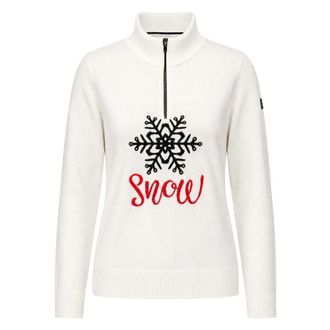 Newland Runa 1/2-Zip Pullover - - Sport - Damen - Wei&szlig; - XS