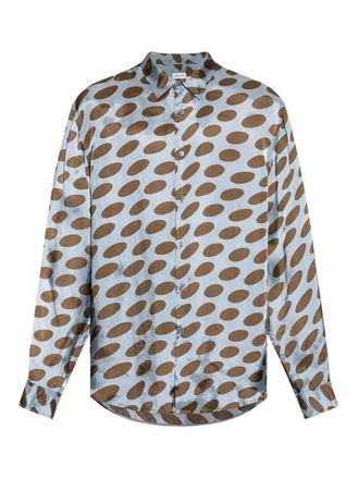 Dries Van Noten Chemise - Bleu Clair