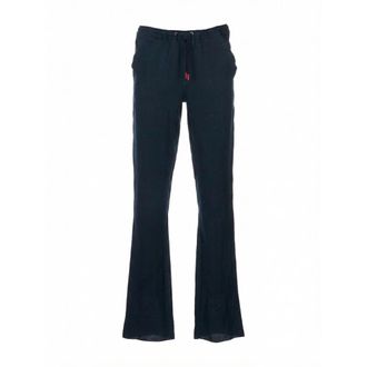Kiton Gerade geschnittene Leinenhose - - Trousers - Herren - Blau - W34
