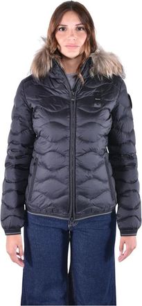 Blauer Aldie Puffer Jacket - - Jackets - Damen - Schwarzk - L