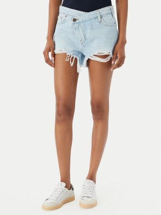 Guess Jeansshorts W6GDZ8 D6364 Blau Regular Fit