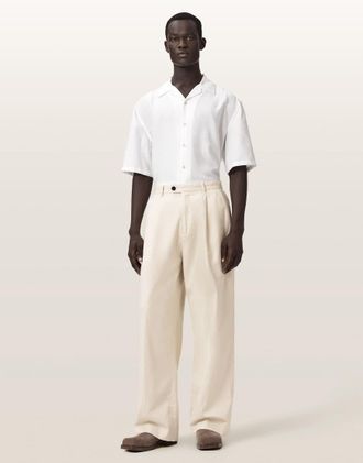AllSaints Midas - Pantalon - Blanc terne