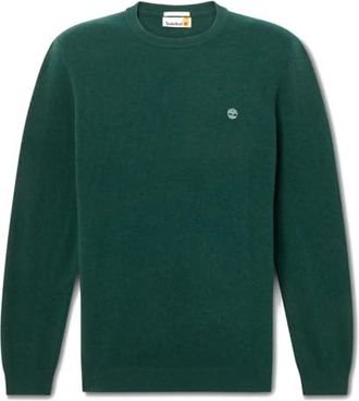 Timberland Pull pour homme col rond en laine m&eacute;rinos Cohas Brook Bordeaux Code TB0A2BFH648, vert, Medium