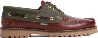 Barbour Re-Engineered Bootsschuhe Deck mit Canvas-Details in