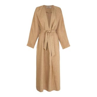 Cortana G&uuml;rtelmantel - - Coats - Damen - Beige - M
