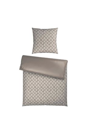 Dieter Knoll Collection Wendebettwäsche Snako, Silber, Weiß, Textil, Abstraktes, 135x200 cm, Oeko-Tex Standard 100, Oeko-Tex Made IN Green, pflegeleicht, atmungsaktiv, schads