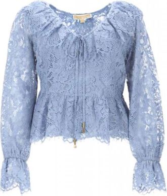 Michael Kors Femme, Blouses et Chemises, Bleu, Taille: 40 FR Chambray Blouse