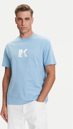 Karl Lagerfeld T-Shirt A3M17057 Himmelblau Regular Fit