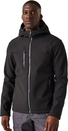 Regatta Herren Professionelle Navigate Softshelljacke Softshell-Jacke, schwarz/grau, 3XL