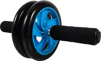 SOLUSTRE Bauchmuskeltrainerrolle mit Doppelr&auml;dern Ger&auml;uschloses Fitness &Uuml;bungsrad f&uuml;r M&auml;nner und Frauen Bauchmuskelrad f&uuml;r Effektives Core Training Zuhause